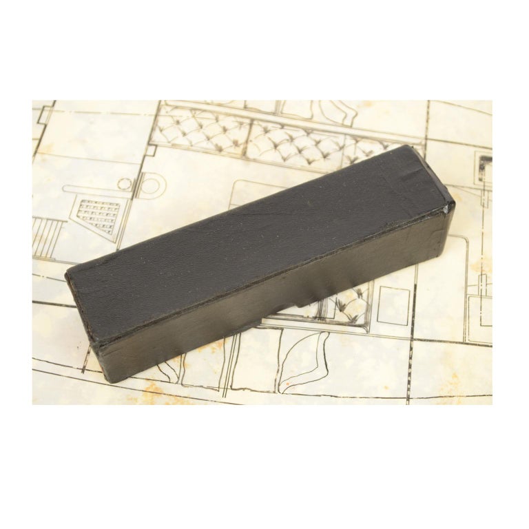 Cylindrical Slide Rule 1930s, Chromed Brass at 1stDibs