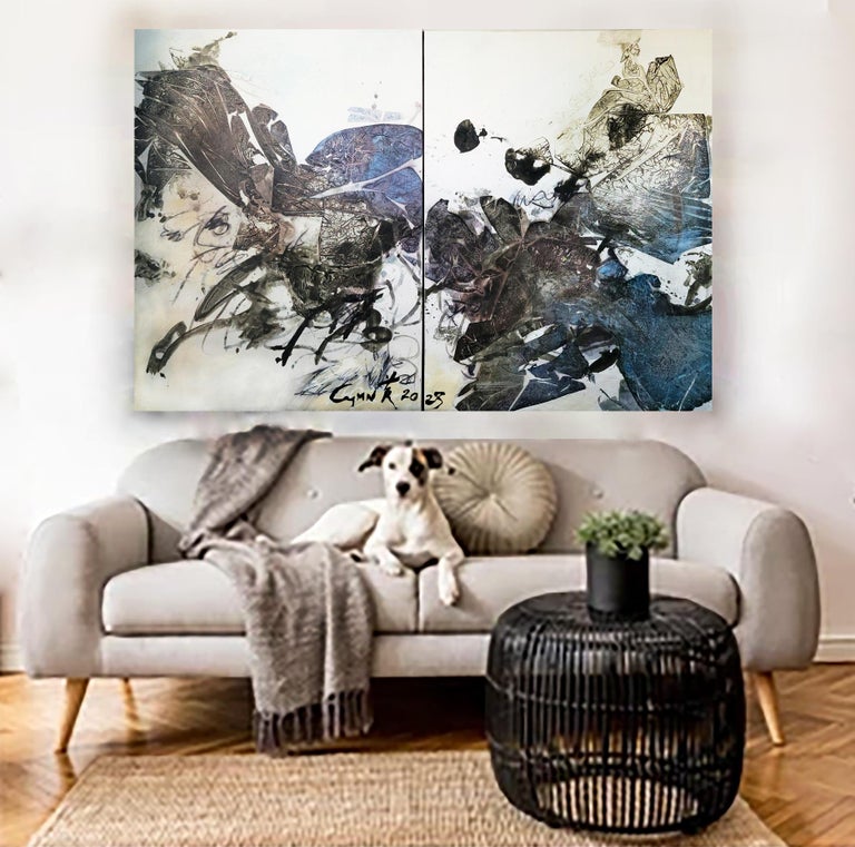 Cymn Wong - Harmonious Duality- Vivid, Lyrical, Expressive Abstract ...