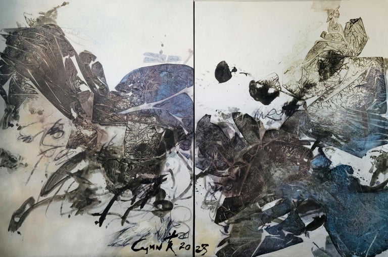 Cymn Wong - Harmonious Duality- Vivid, Lyrical, Expressive Abstract ...