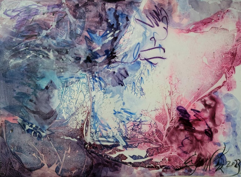 Cymn Wong - Resilience Unfurled-Vivid, Colorful, Expressive Abstract ...