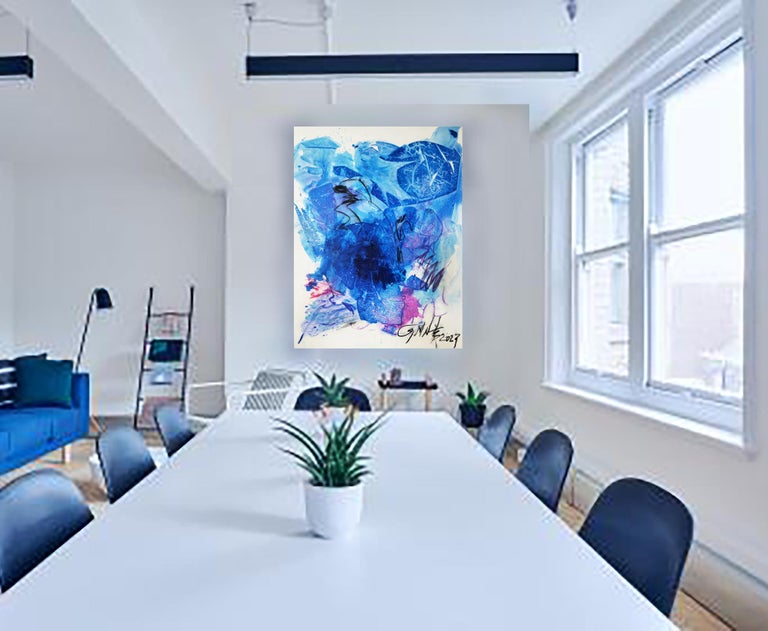 Cymn Wong - Rooted in Solitude- Vivid, colorful, Expressive Abstract ...