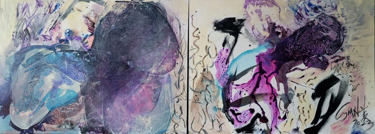 Cymn Wong - Two Souls, One Awakening-Metamorphic, Expressive Abstract ...