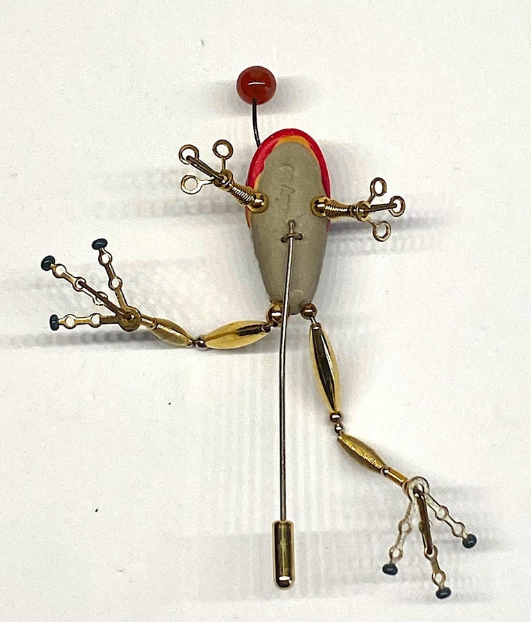 Cynthia Chuang, Jewelry 10, Porcelain and Glass Frog Brooch at 1stDibs