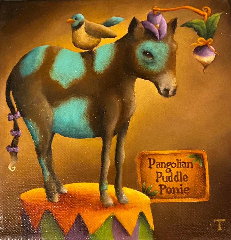 Cynthia Tollefsrud - Pangolian Puddle Ponie For Sale at 1stDibs