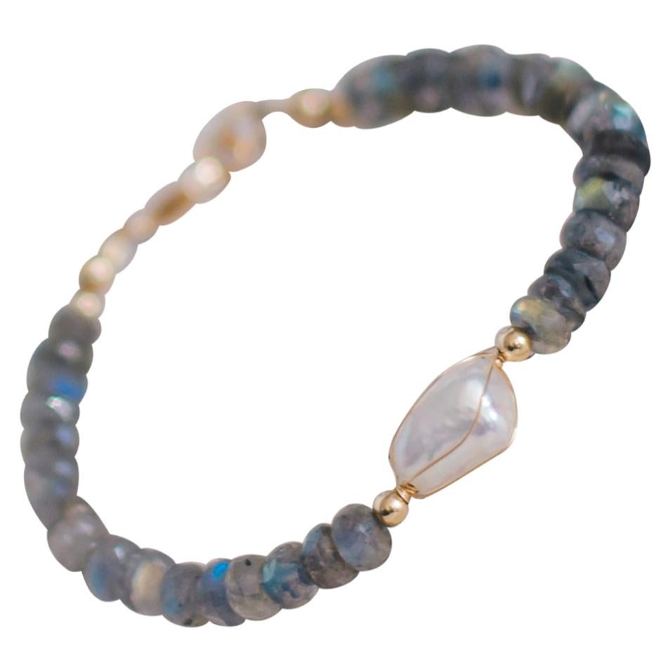 Cyntia Miglio Small Drop Earrings with Freshwater Pearls at 1stDibs