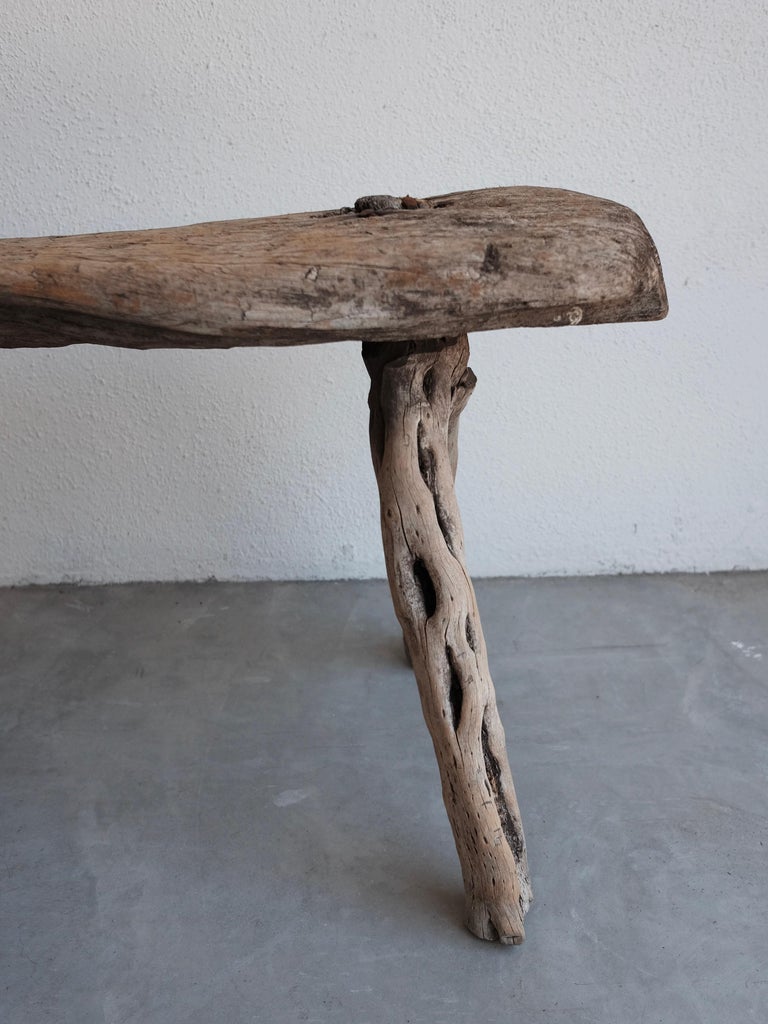 Cypress Bench from Jalisco, Mexico at 1stDibs