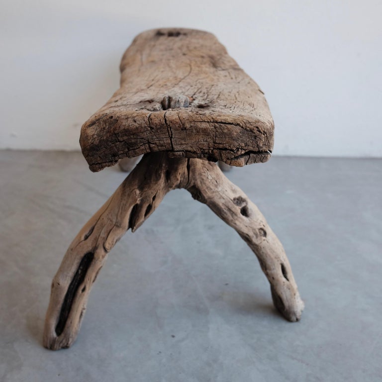 Cypress Bench from Jalisco, Mexico at 1stDibs