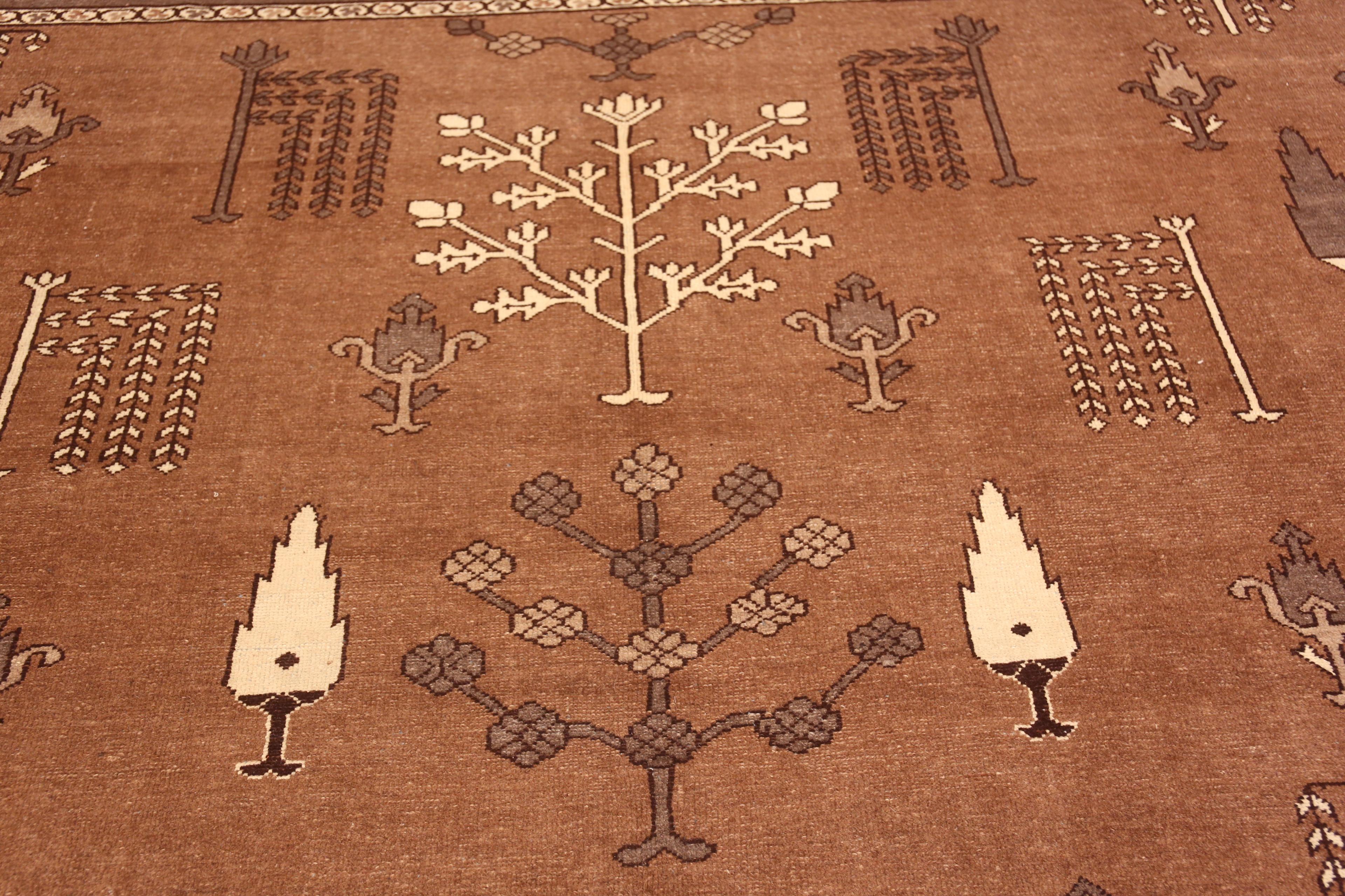 Cypress Tree Garden Design Vintage Tribal Bakhtiari Area Rug 11'2" x 13 ...