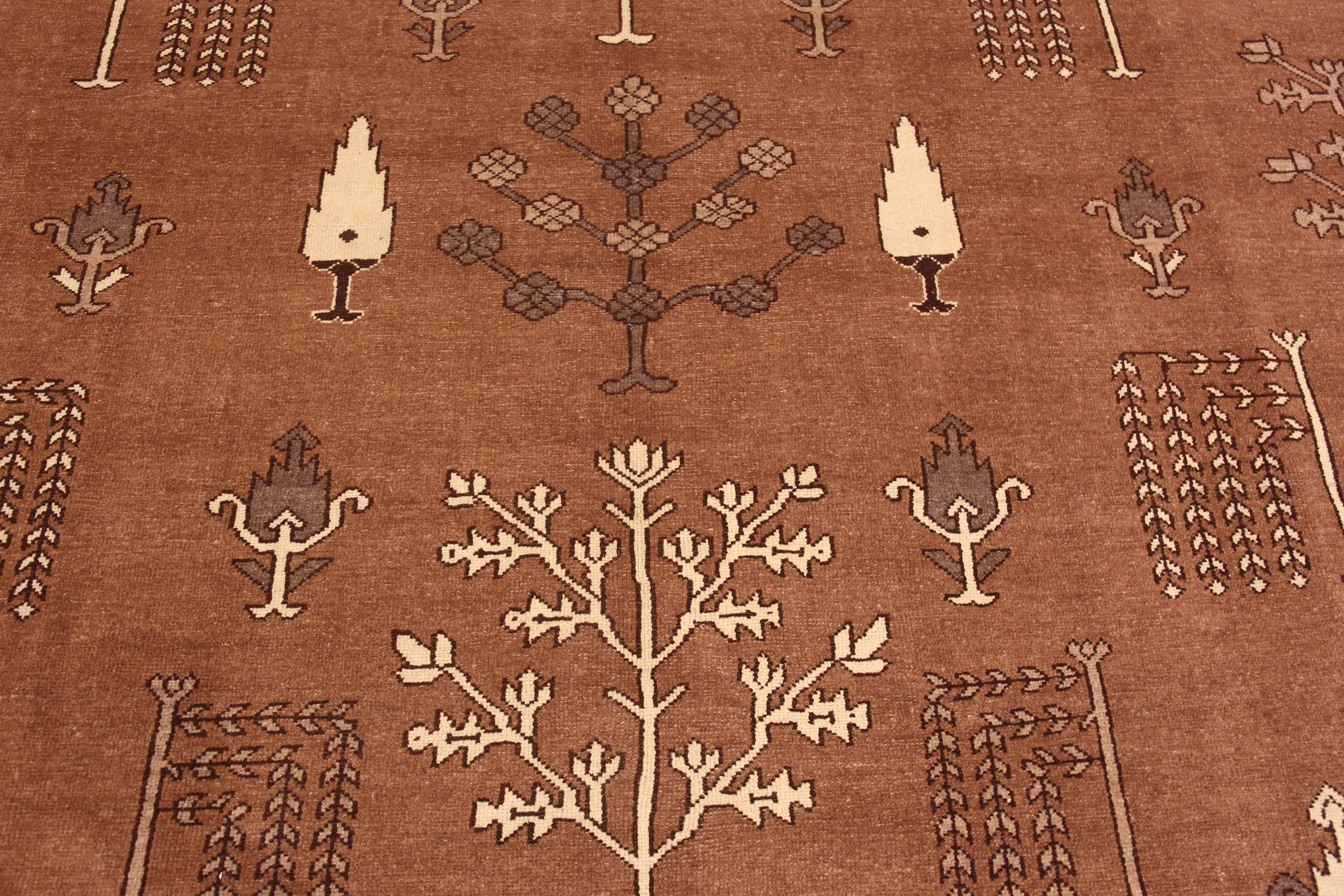 Cypress Tree Garden Design Vintage Tribal Bakhtiari Area Rug 11'2" x 13 ...