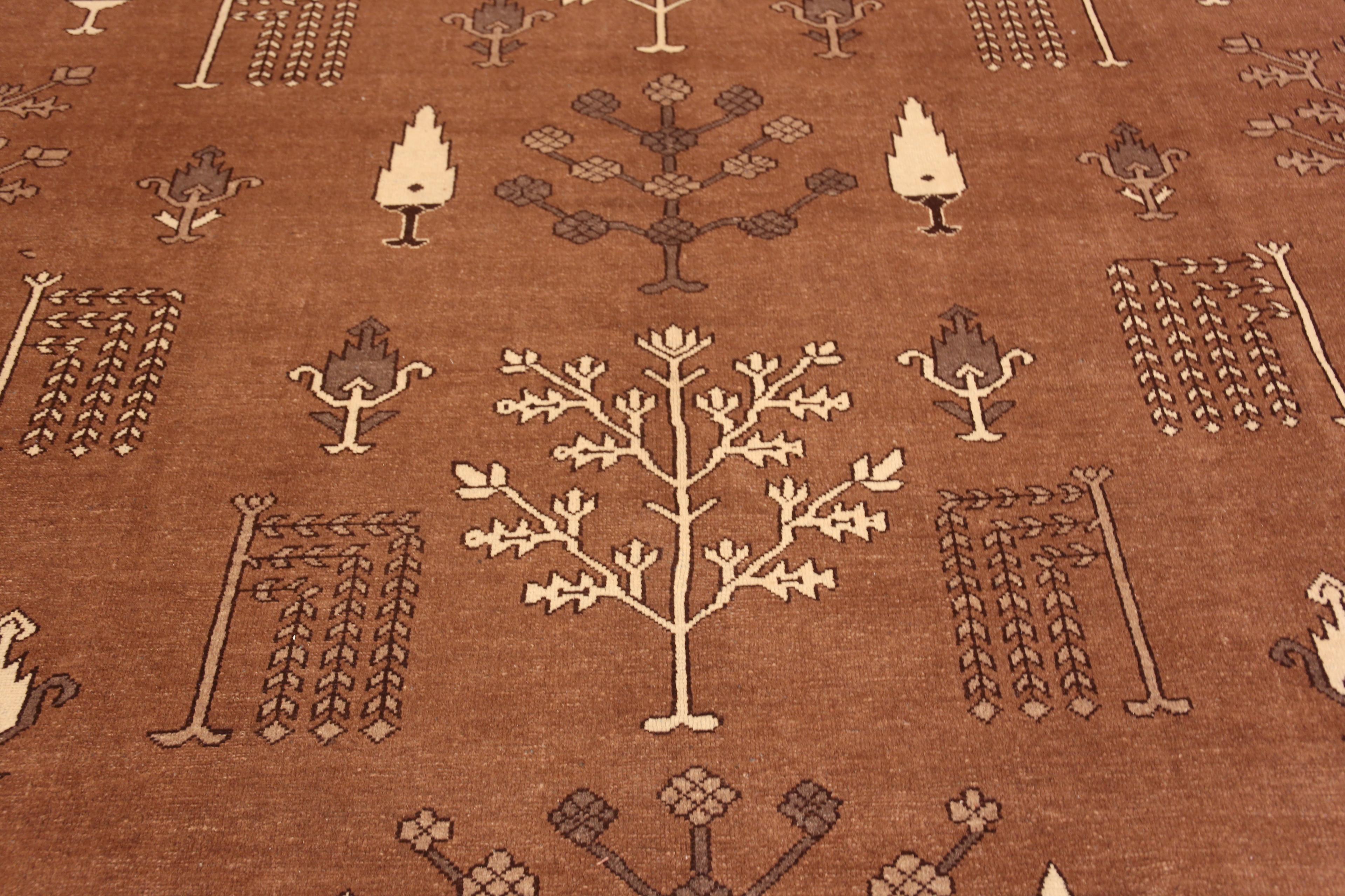 Cypress Tree Garden Design Vintage Tribal Bakhtiari Area Rug 11'2" x 13 ...