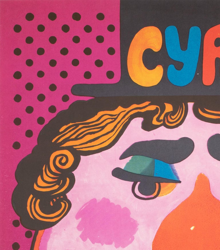 Cyrk Clown 1974 Polish Circus Poster, Bocianowski For Sale at 1stDibs