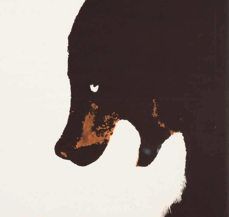 Cyrk Polish Circus Poster Bear with Ball 1965, Holdanowicz For Sale at ...