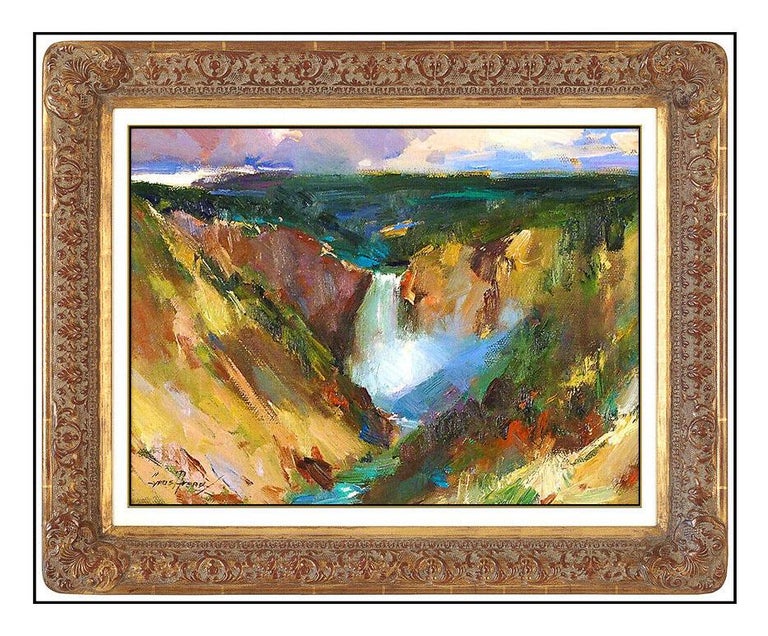 Cyrus Afsary - Cyrus Afsary Oil Painting On Canvas Original Yellowstone ...