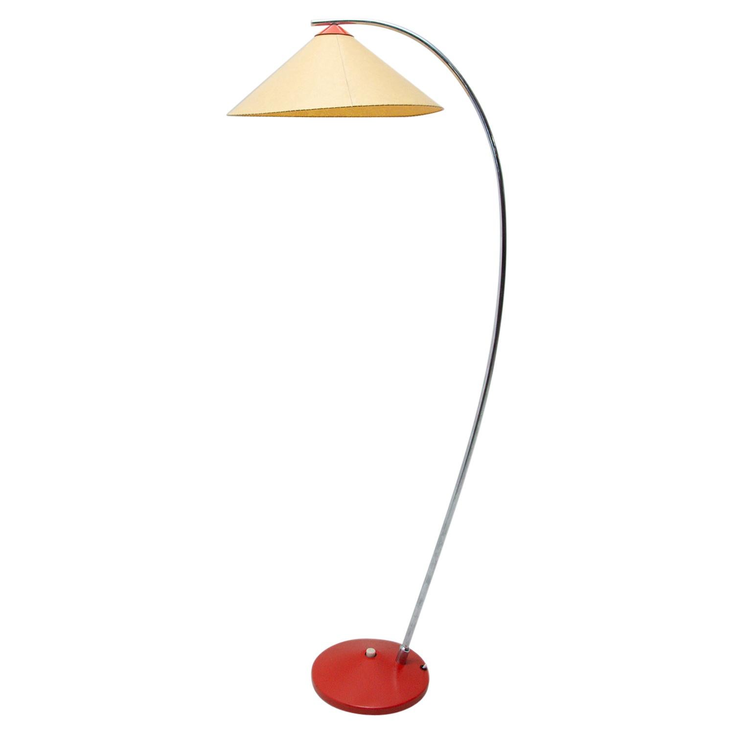 Czech Modernist Floor Lamp, 1950´s, Czechoslovakia For Sale at 1stDibs