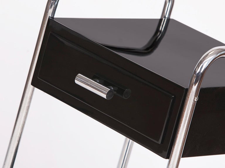 Czech Steel Tube Side Table Sideboard, 1930s For Sale at 1stDibs