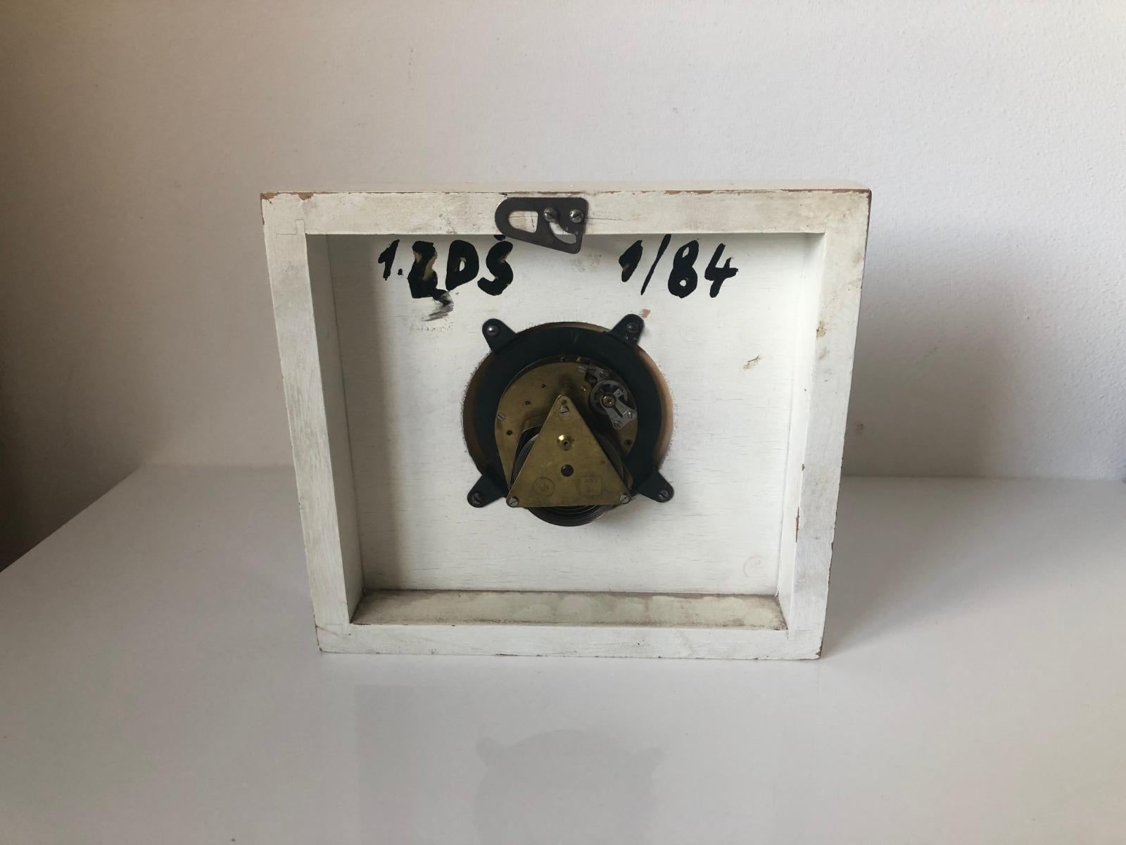 Czechoslovakia Square Wall Clock at 1stDibs