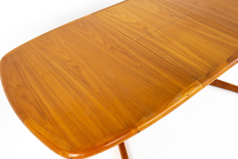 D-Scan Mid Century Teak Hidden Leaf Dining Table at 1stDibs | d-scan ...
