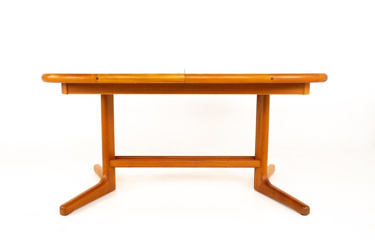 D-Scan Mid Century Teak Hidden Leaf Dining Table at 1stDibs | d-scan ...