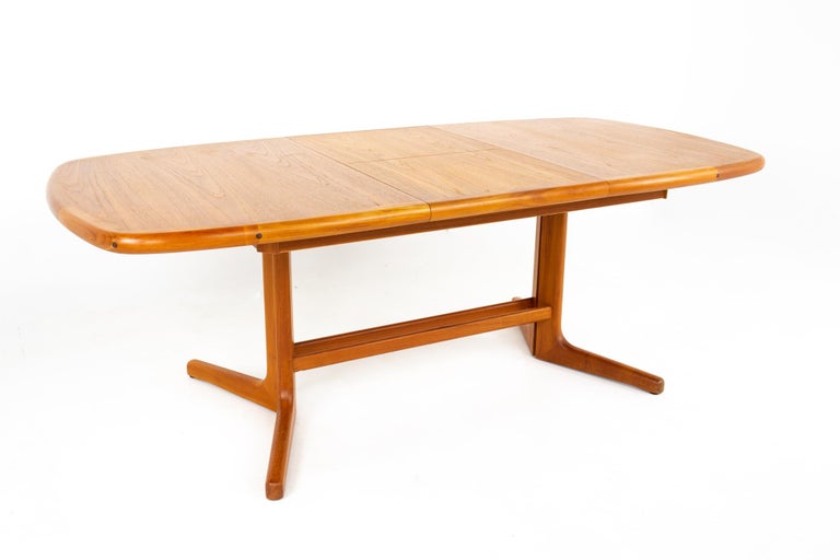 D-Scan Mid Century Teak Hidden Leaf Dining Table at 1stDibs | d-scan ...
