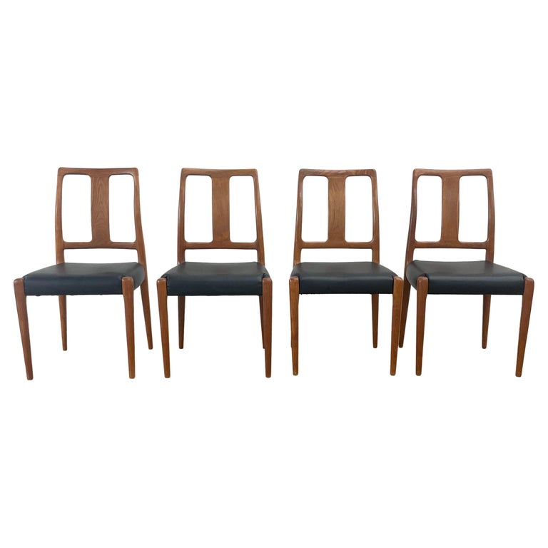 D-Scan Teak Dining Chairs For Sale at 1stDibs