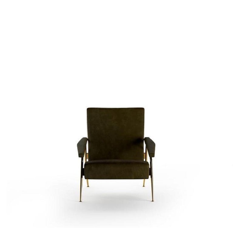 Molteni&C D.153.1 Armchair Design Gio Ponti Black Scirocco Leather For ...