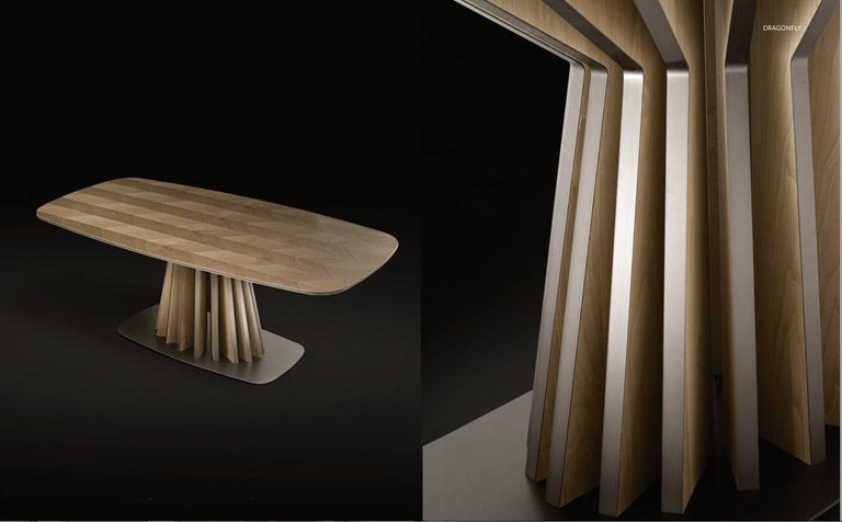 D616 Dragonfly Rectangular Dining Table For Sale at 1stDibs