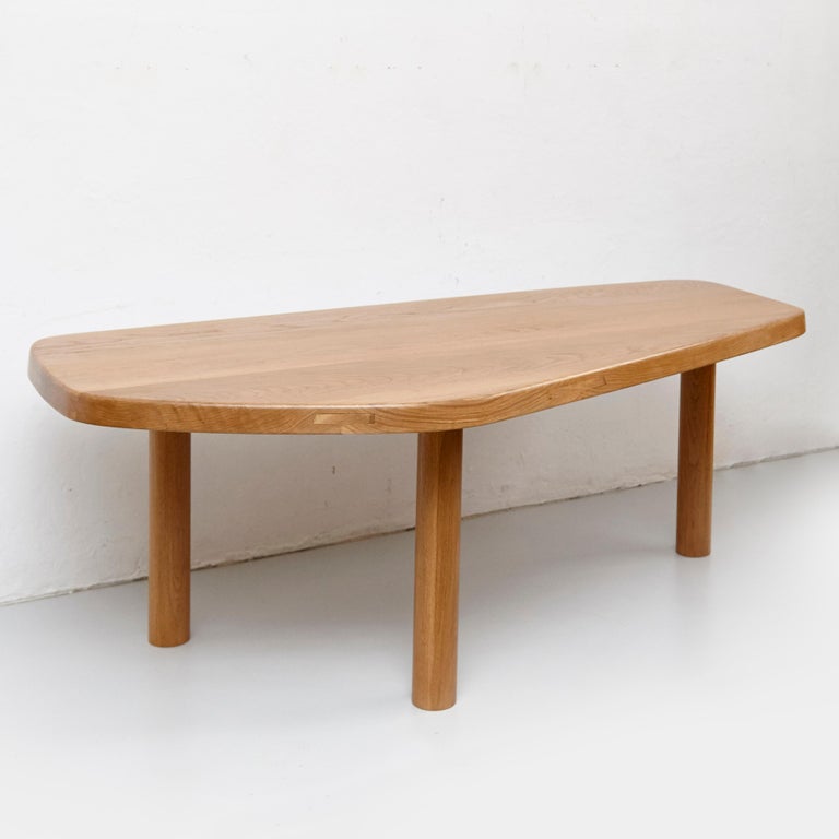 Dada Est. Contemporary, Oak Freeform Dining Large Table For Sale at 1stDibs