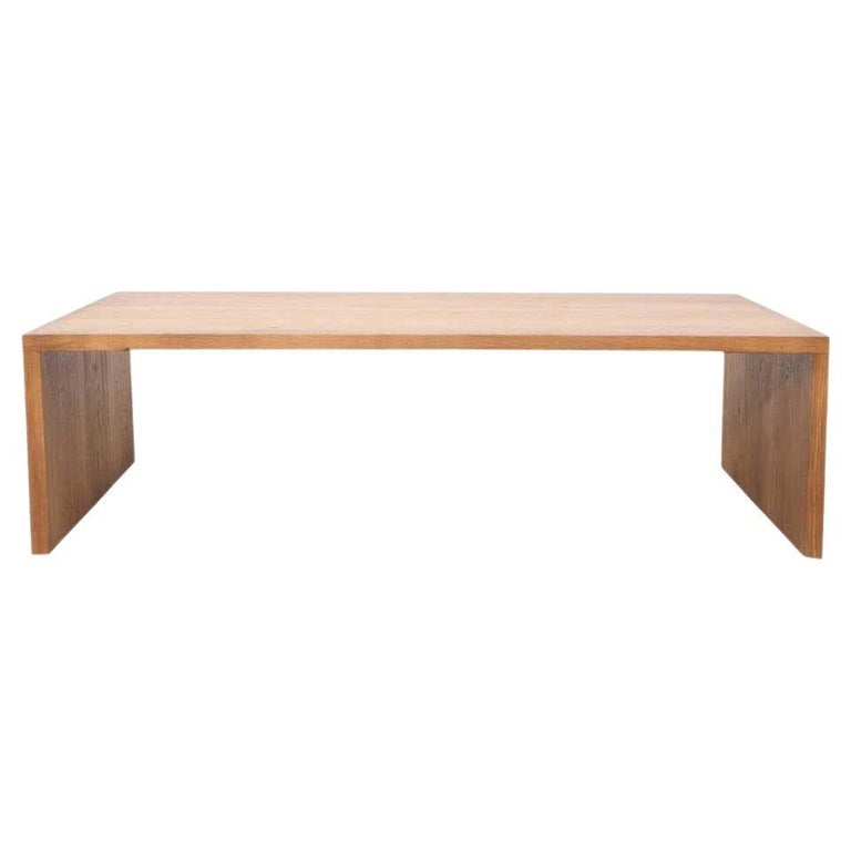 Dada Est. Contemporary Solid Oak Low Table For Sale at 1stDibs