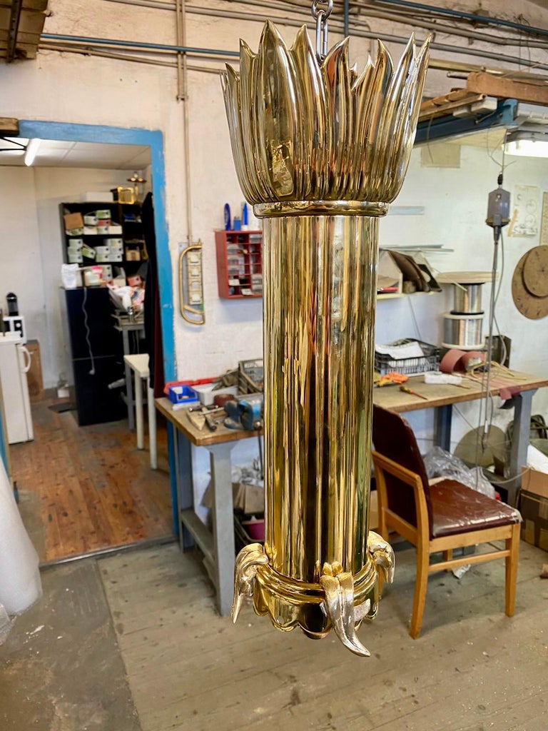 Dagobert Peche and Wiener Werkstätte Art Deco Chandelier, re edition ...