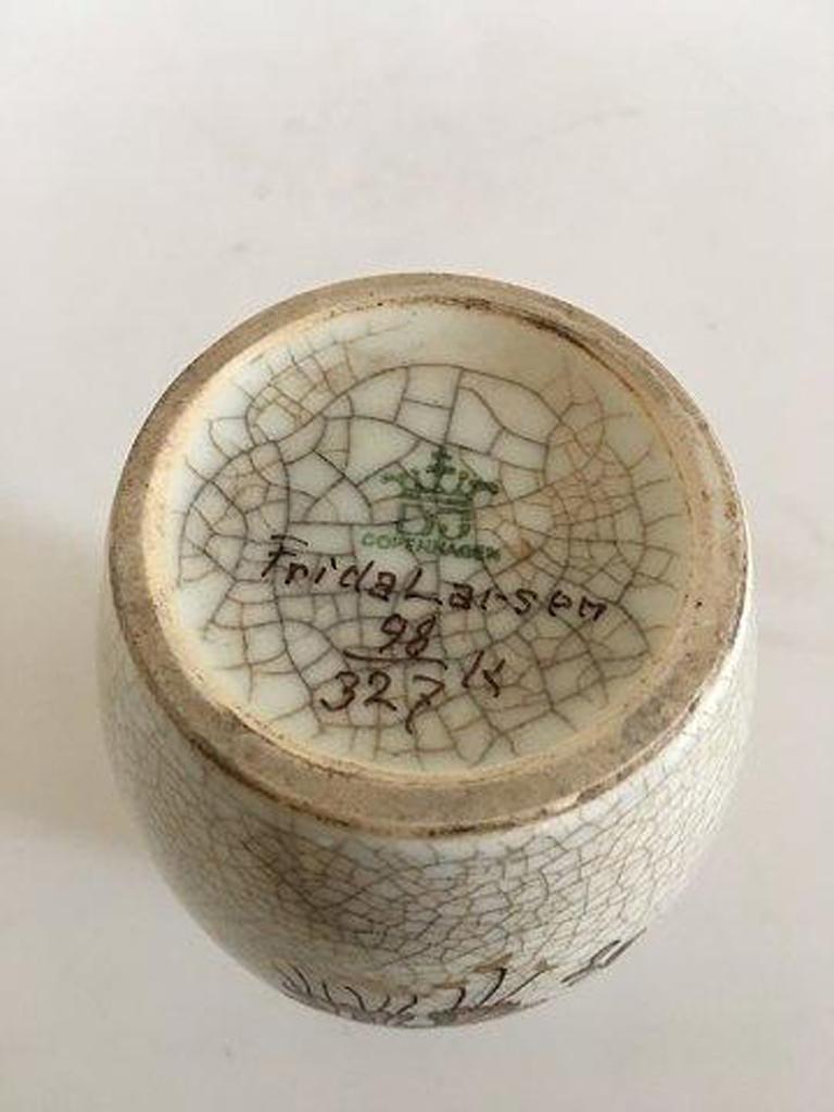 Dahl Jensen Unique Vase by Frida Larsen No 98/327 For Sale at 1stDibs