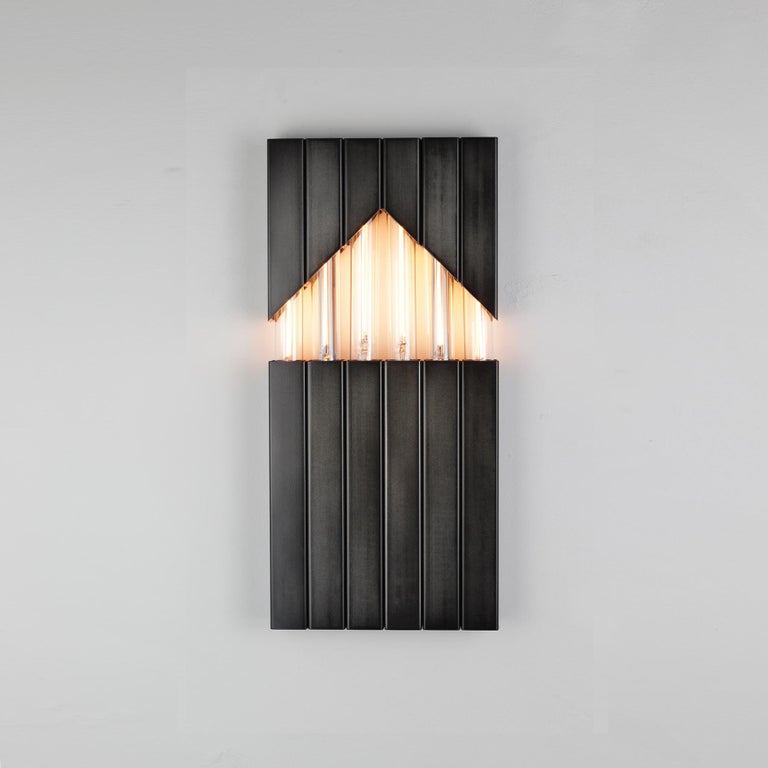 Daikon Dosi Sconce, Steel Lighting, Industrial Modern Sconce ...