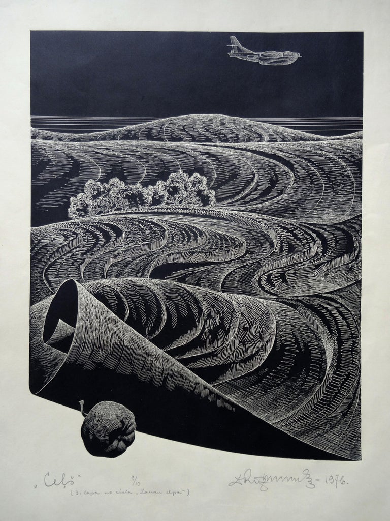 Dainis Rozkalns - The way. 1976, linocut, print size 65x50 cm; total ...