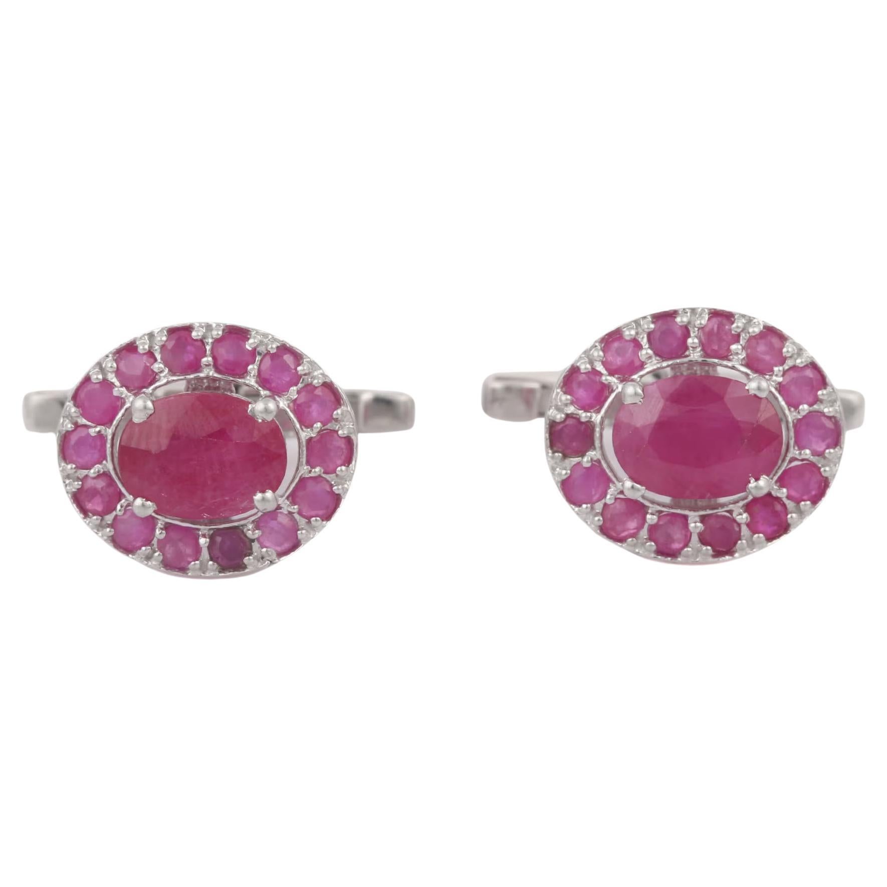 Antique Ruby Cufflinks - 273 For Sale at 1stDibs | ruby cufflinks, ruby ...