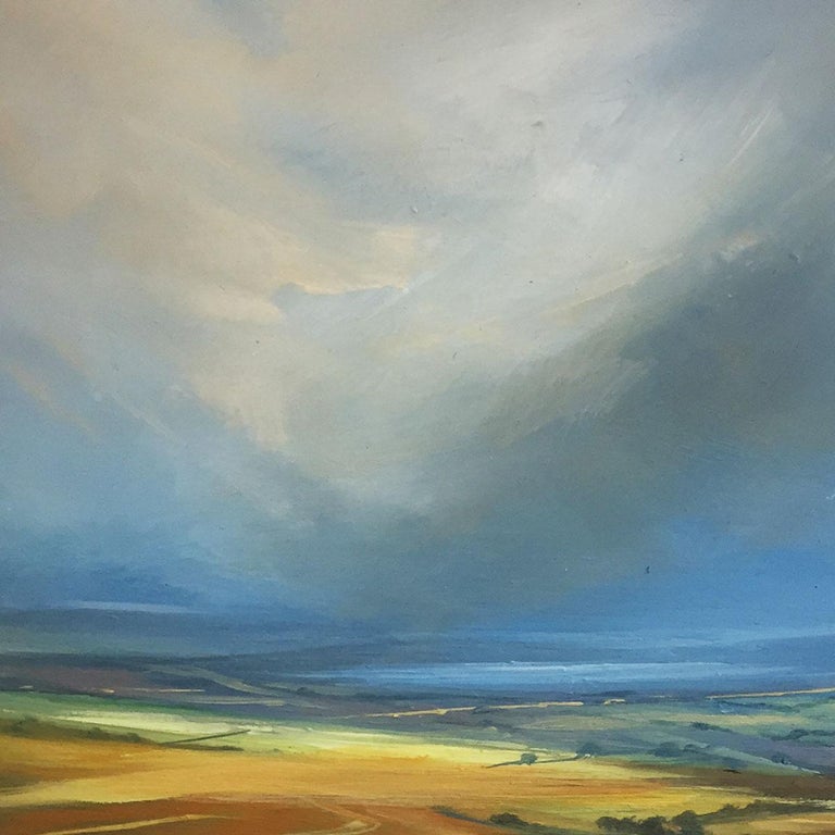 Dairo Vargas - Distant Treeline - Original, Expressionist, Landscape ...