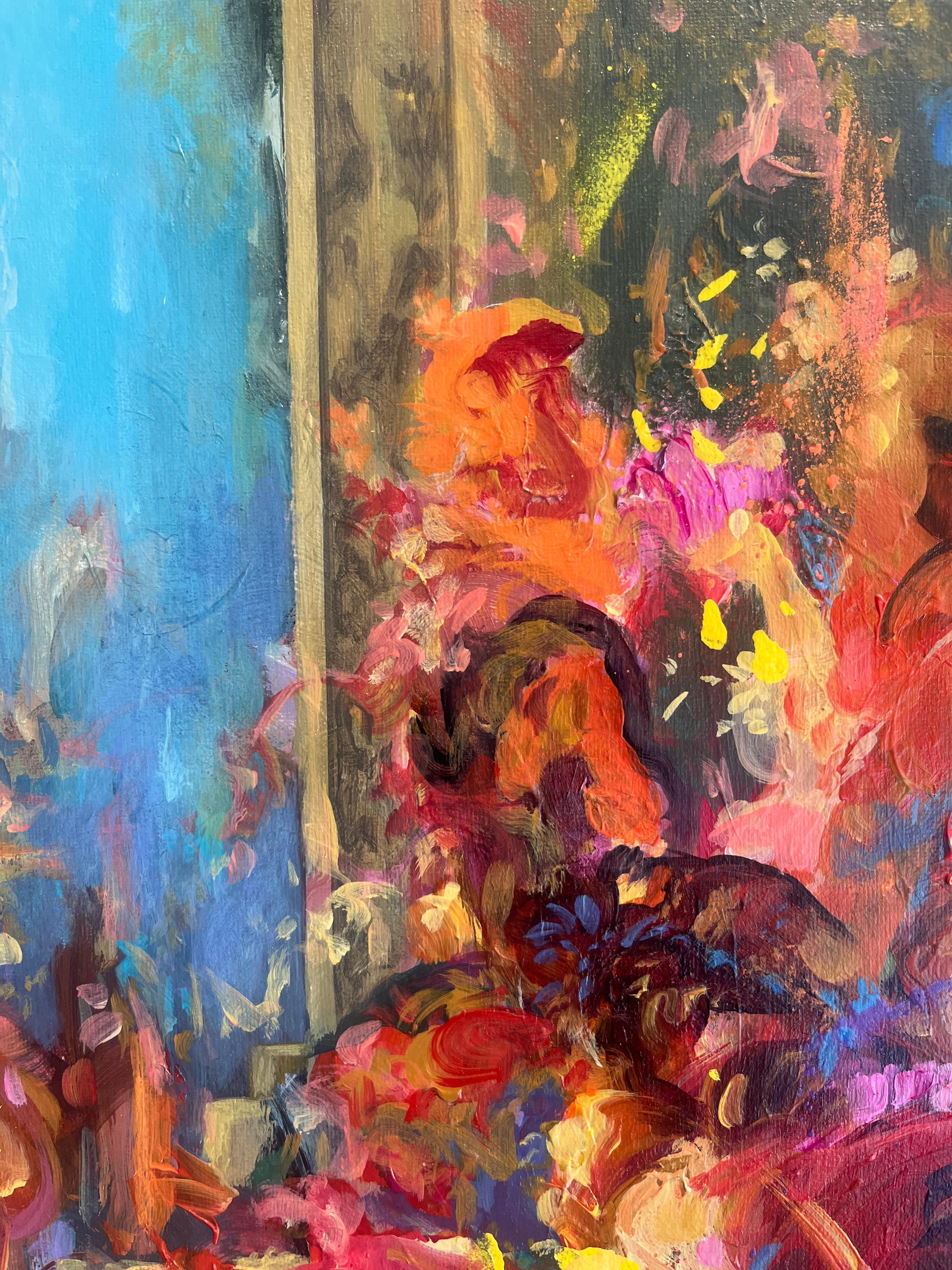 Dairo Vargas - The Tropics II - abstract impressionist landscape ...