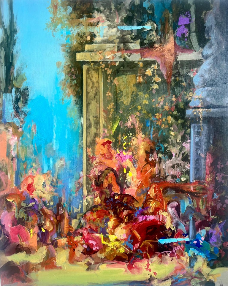 Dairo Vargas - The Tropics II - abstract impressionist landscape ...