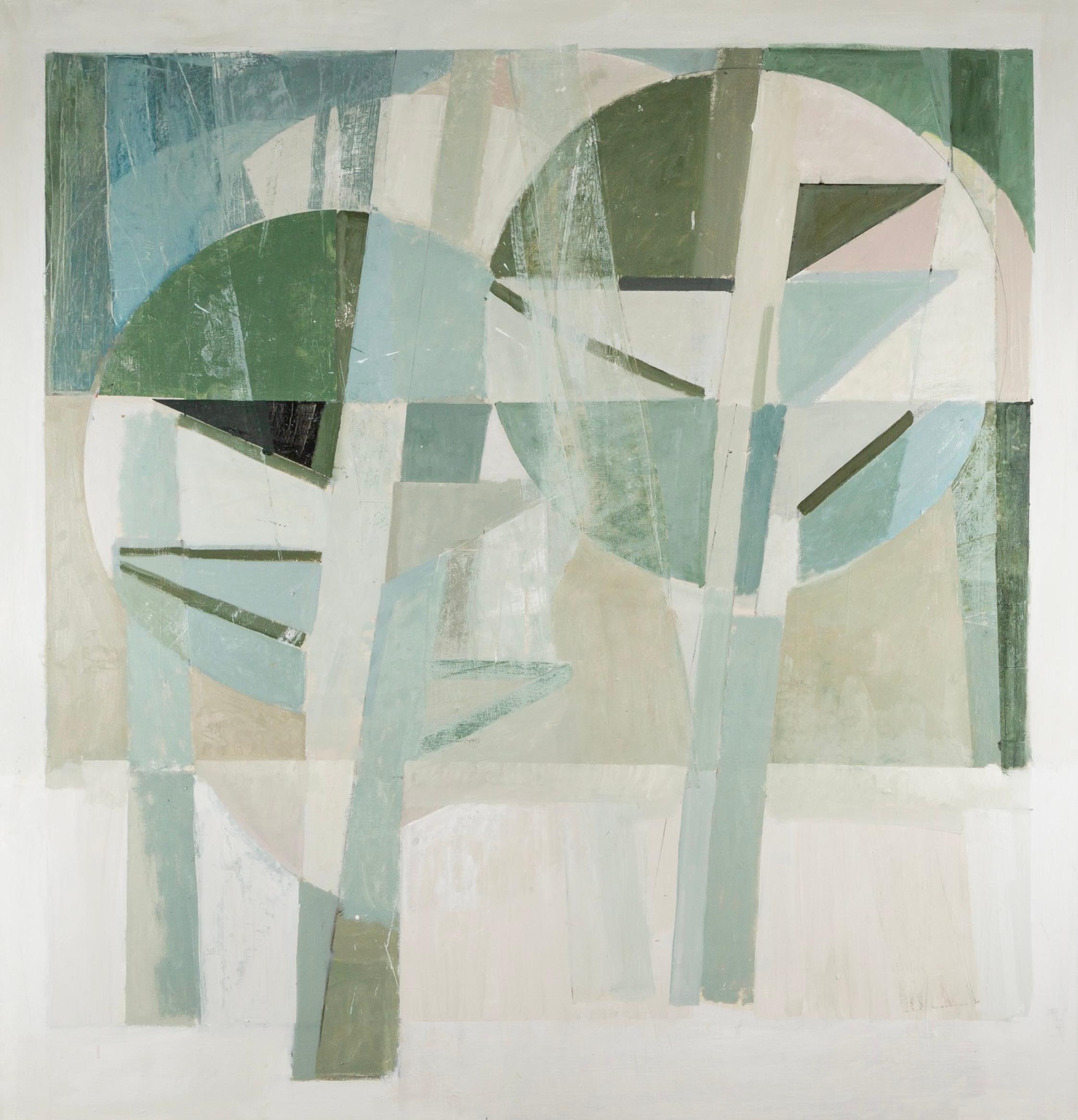 Daisy Cook - Diamonds, 2024 - Abstract Geometric Oil Painting and ...