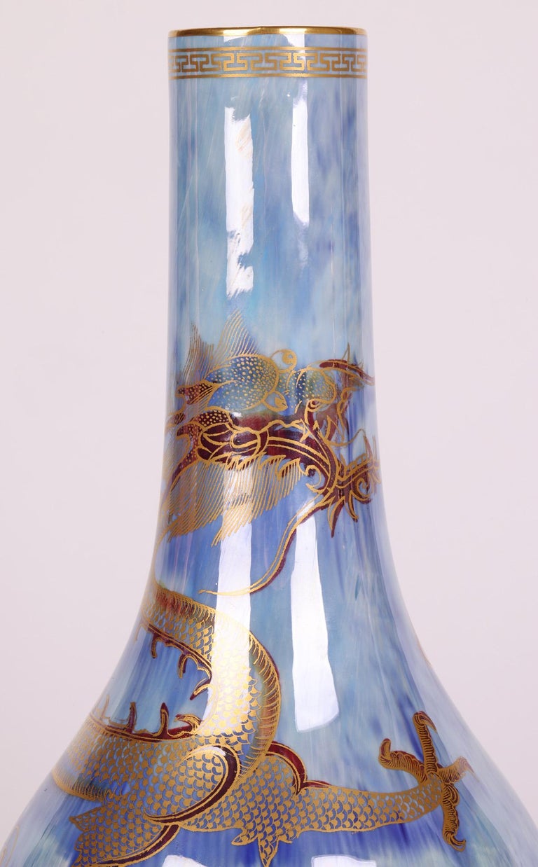 Daisy Makeig-Jones Wedgwood Large Art Deco Lustre Dragon Vase For Sale ...