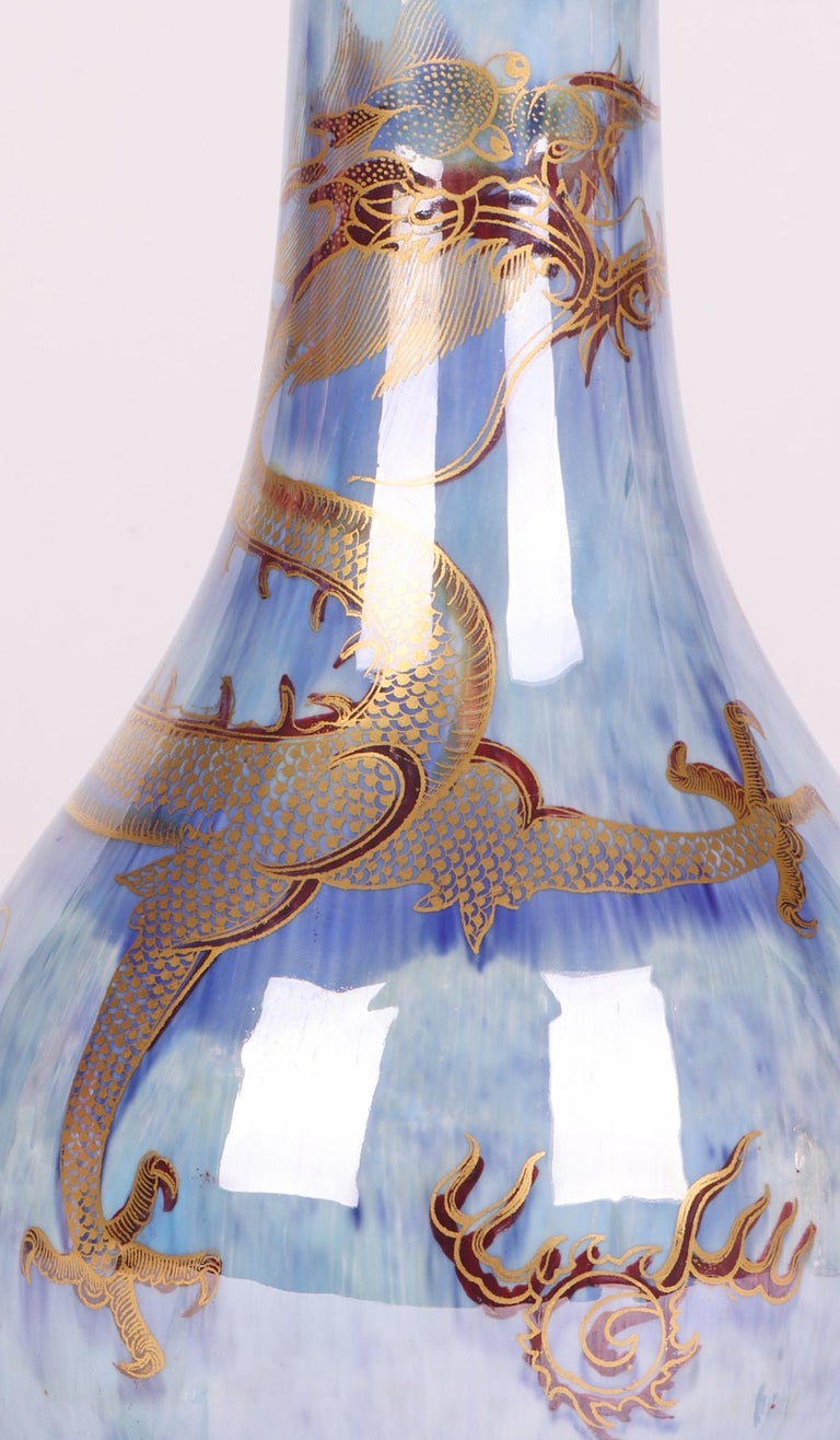 Daisy Makeig-Jones Wedgwood Large Art Deco Lustre Dragon Vase For Sale ...