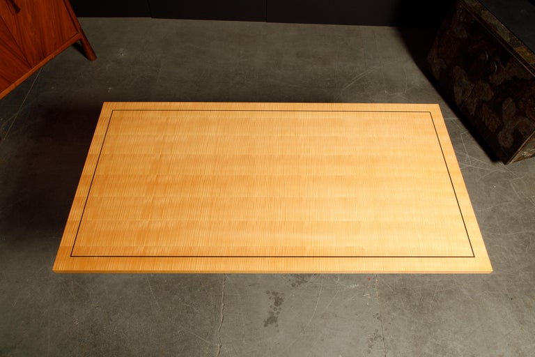 Dakota Jackson Exotic Wood Art Deco Styled Dining Table at 1stDibs