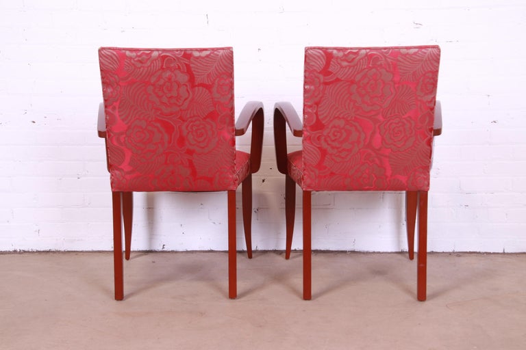 Dakota Jackson "PFM" Modern Upholstered Club Chairs or Dining Armchairs ...