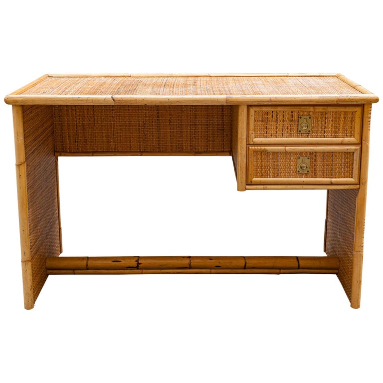Dal Vera, Desk with Two Drawers, Italy, circa 1960 For Sale at 1stDibs