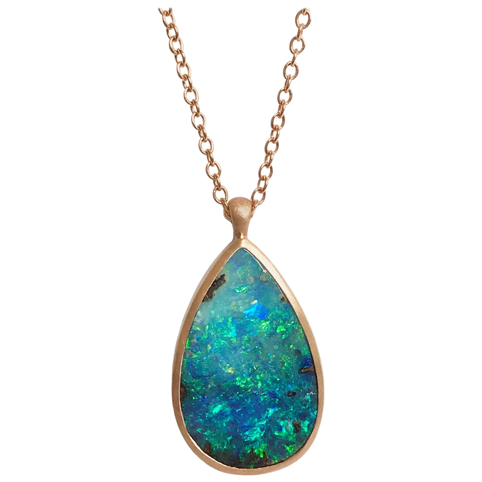 Dalben Design Irregular Drop Shape Rose Cut Slice Ruby Yellow Gold ...