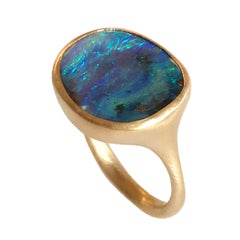 Dalben Semi Precious Stones Gold Ring For Sale at 1stDibs | semi ...