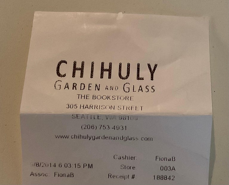 Dale Chihuly Chihuly Studios Merigold Persian Art Glass Sculpture, 2014 ...