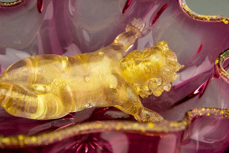 Dale Chihuly - Dale Chihuly Signed One of a Kind Golden Putti Handblown ...