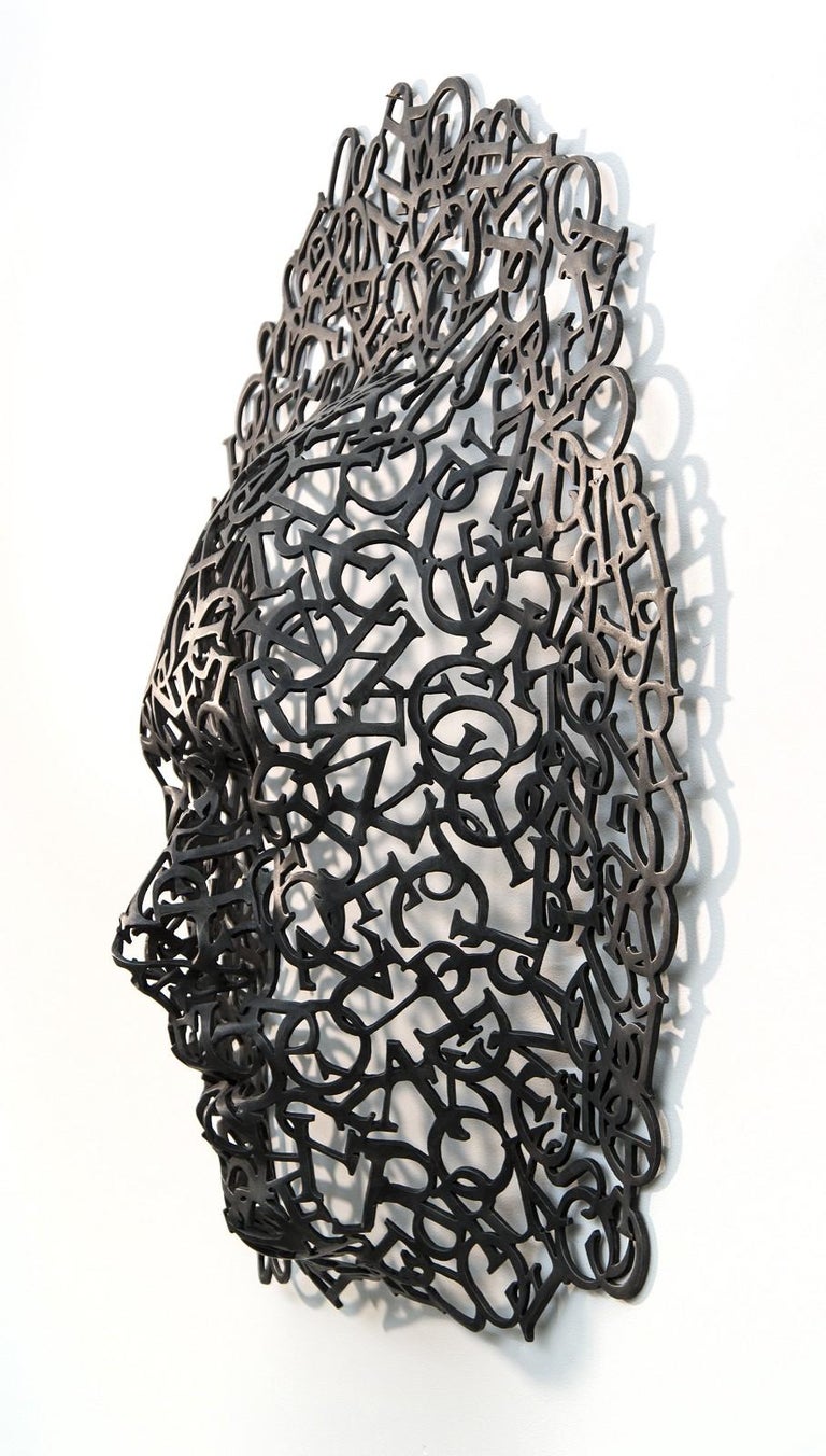 Dale Dunning - Lettered - human figure, gothic, welded cast aluminum ...