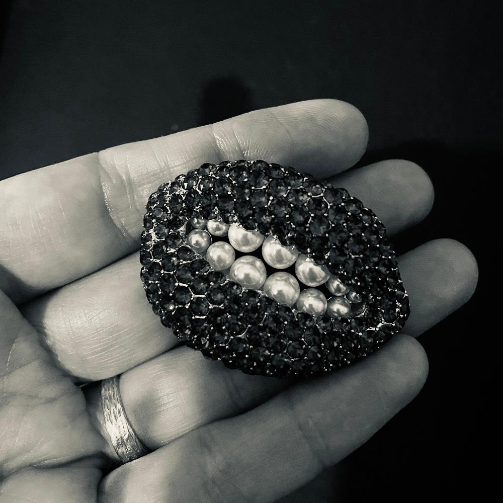 Dali Ruby Lips Brooch, 2002 For Sale at 1stDibs