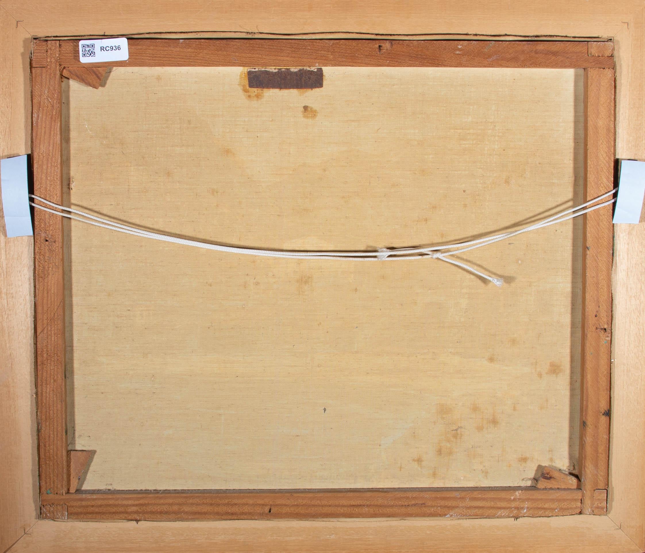 Dalia - Dalia - 20th Century Oil, Coastal Village View For Sale at ...