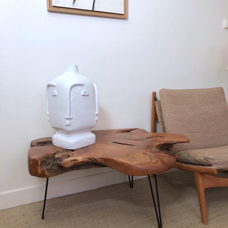 Dalo, Large White Ceramic Table Lamp Base For Sale at 1stDibs